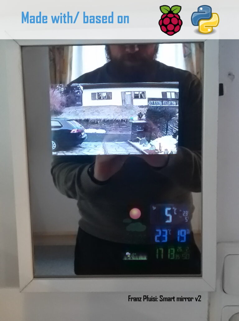 Raspberry Pi : Smart Mirror V2 based on python